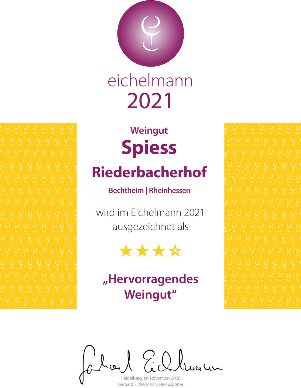 Eichelmann Deutschlands Weine 2021 – Weingut Spiess